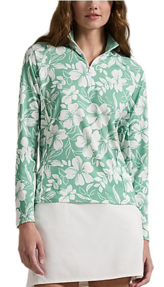 Ralph Lauren RLX LONG-SLEEVE PULLOVER in EXPLODED HIBISCUS – Gals on ...